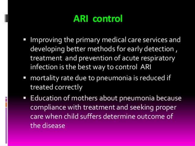 National ARI control program | PPTX