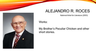 National Artist of the philippines literature | PPTX