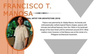 National Artist of The Philippines Architecture.pptx