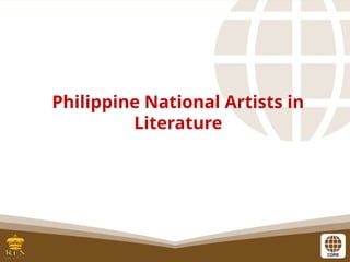 national artist philippine.pptx with their recognition | PPTX