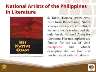 national artist philippine.pptx with their recognition | PPTX