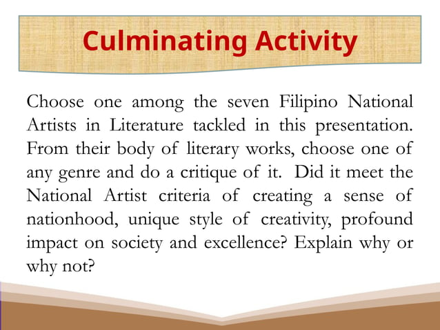national artist philippine.pptx with their recognition | PPTX