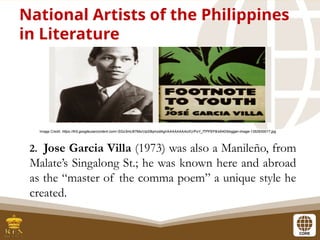 national artist philippine.pptx with their recognition | PPTX