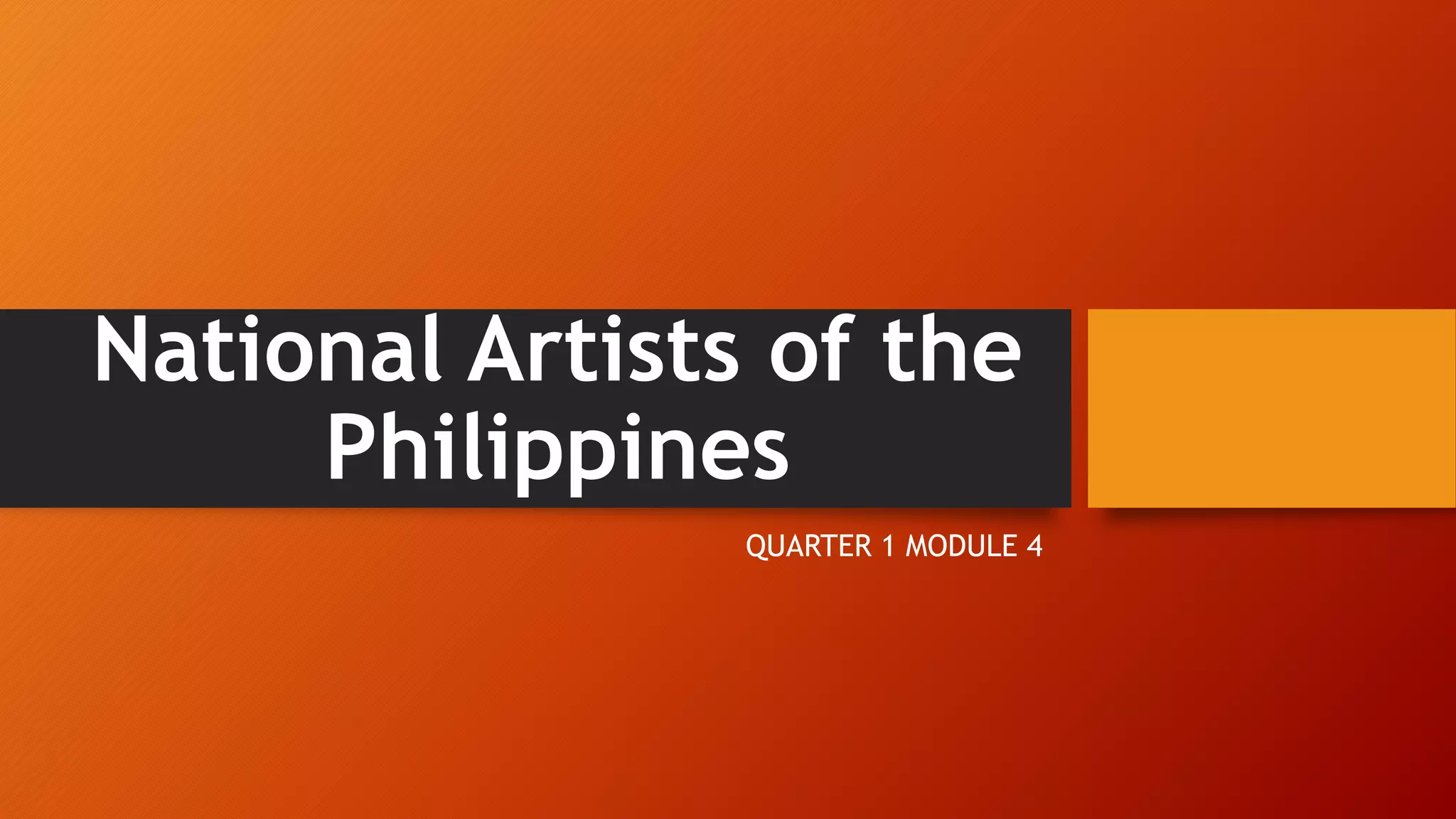 National Artists of the Philippines.pptx