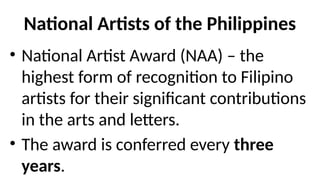 National Artists of the Philippines.pptx