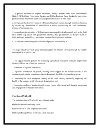 National bank for agriculture and rural development | DOC