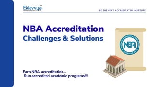 NBA Accreditation - Challenges & Solutions | PDF