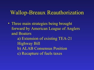 National Boating Issues - USFWS | PPT