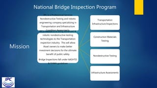 National bridge inventory inspections go robotic | PPTX