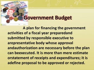National budget (philippines setting) by Ms. Merafe A. Ebreo | PPT