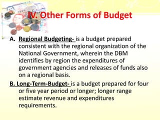 National budget (philippines setting) by Ms. Merafe A. Ebreo | PPTX
