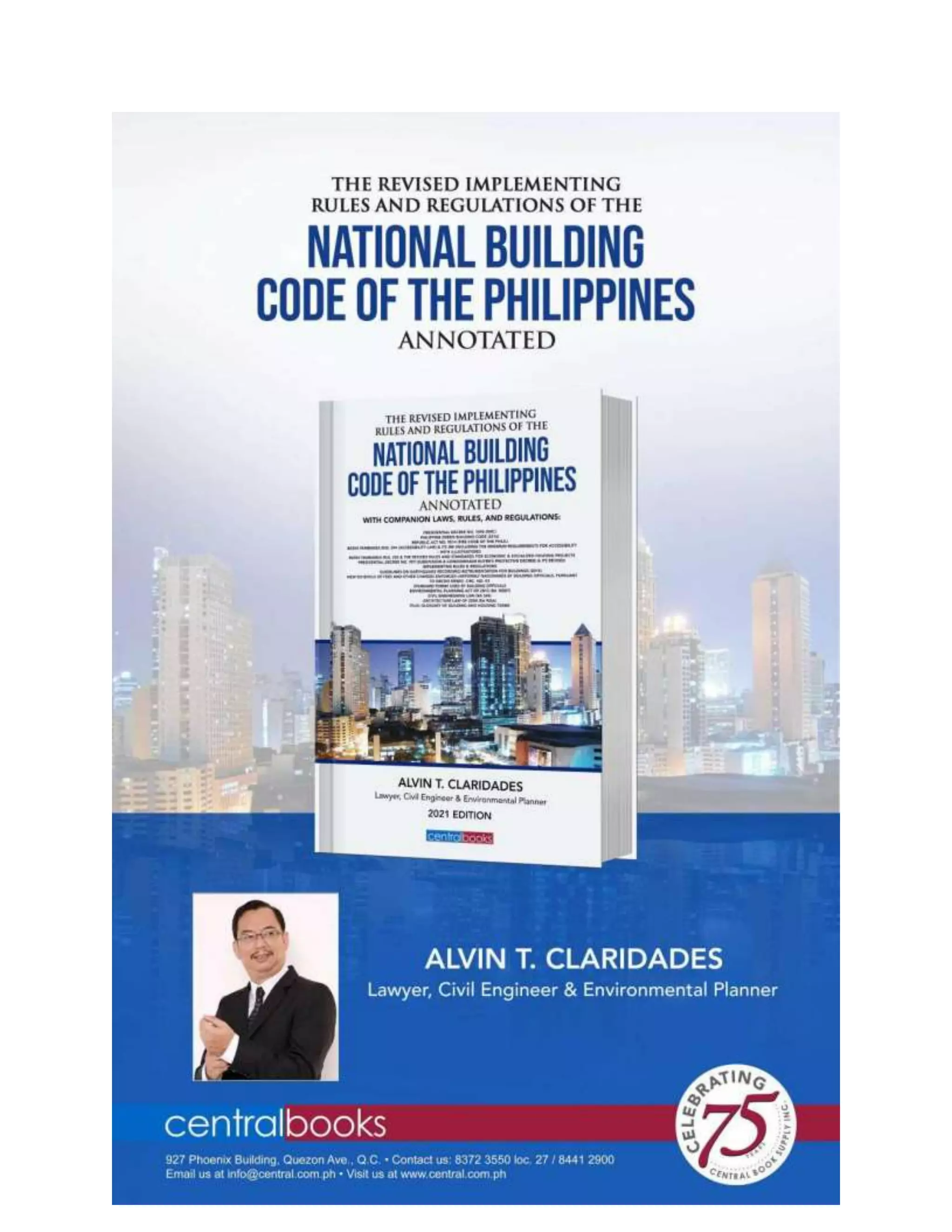 The Revised Implementing Rules and Regulations of the National Building ...