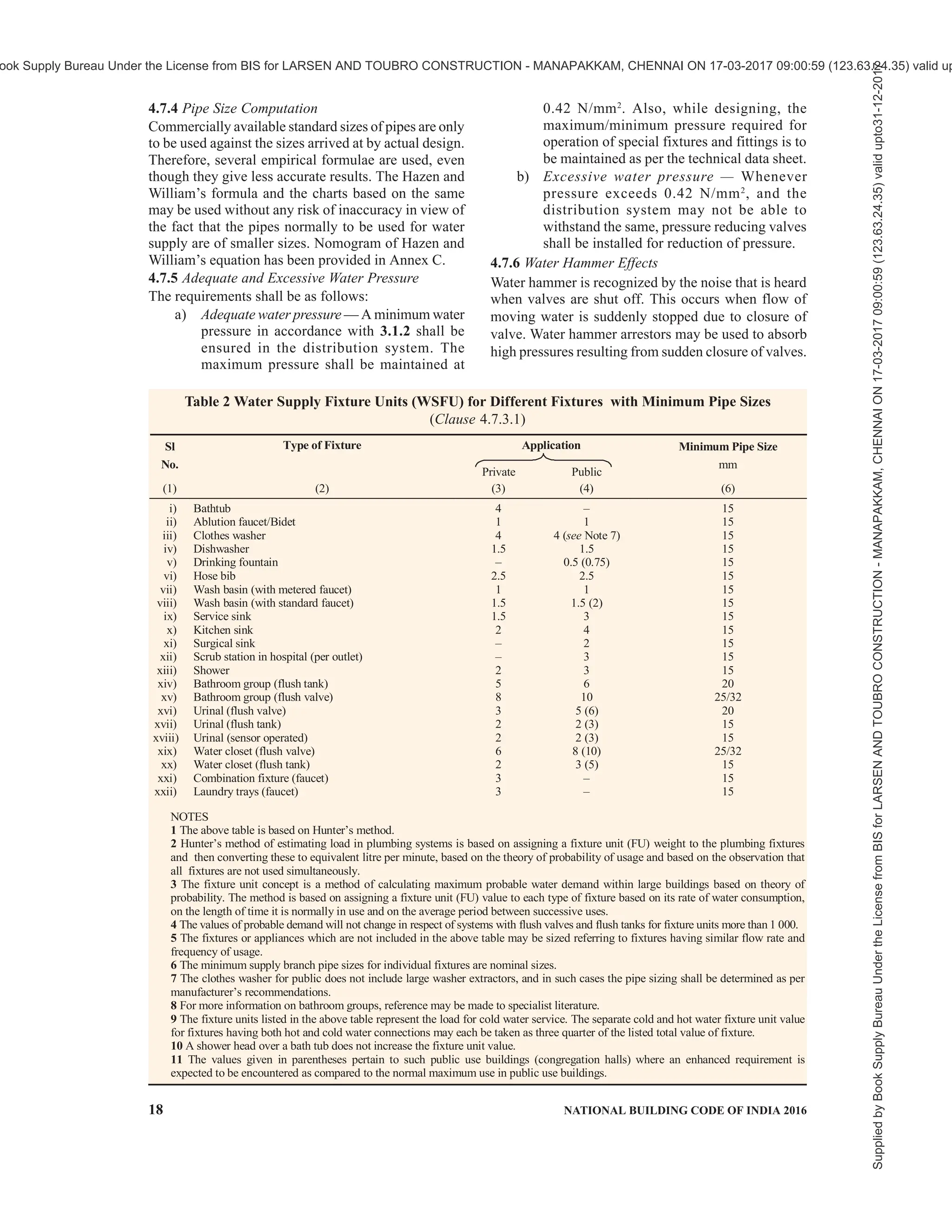 NBC - National Building Code volume 1 and 2 | PDF | Bath and Shower ...