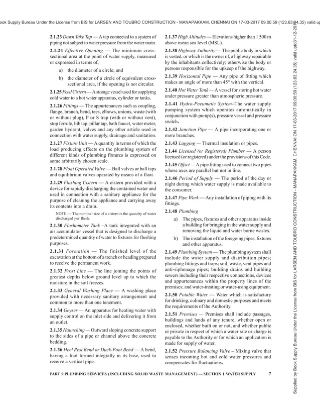 NBC - National Building Code volume 1 and 2 | PDF | Bath and Shower ...