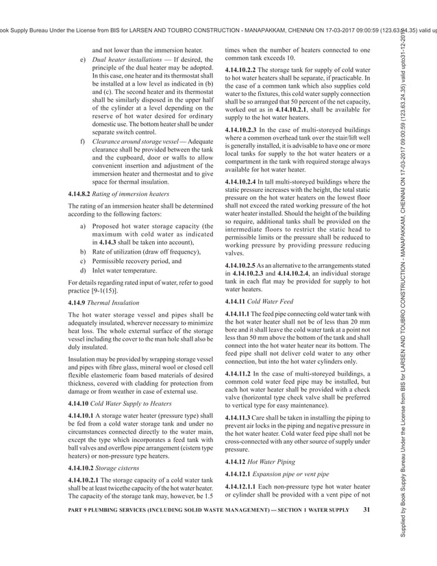 NBC - National Building Code volume 1 and 2 | PDF | Bath and Shower ...