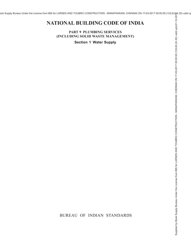 NBC - National Building Code volume 1 and 2 | PDF | Bath and Shower ...