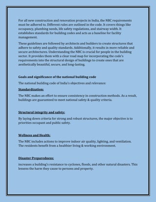 National Building Code of India- Assuring High Standards of Safety.pdf
