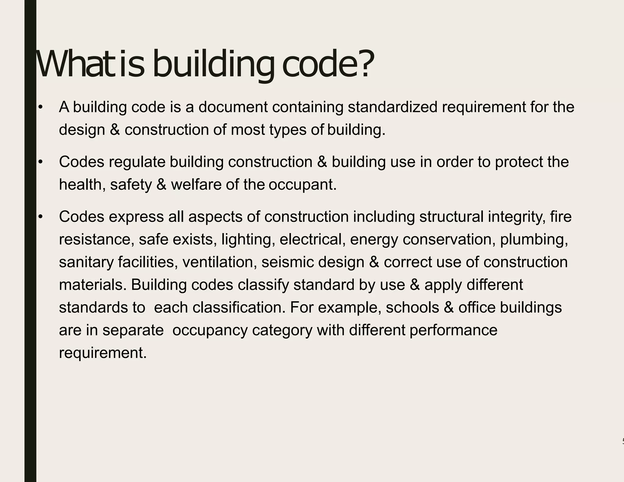National building codes | PPTX