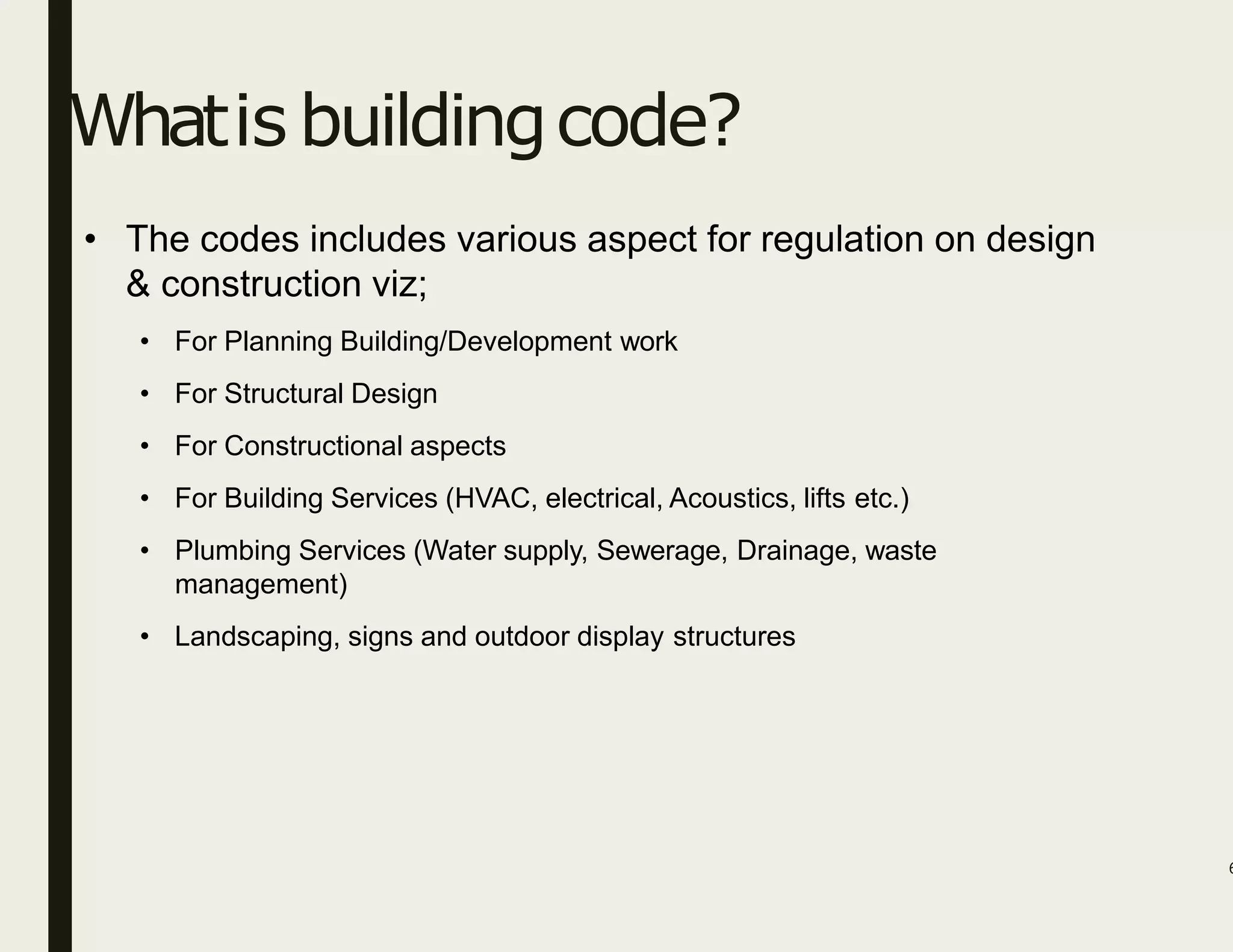 National building codes | PPTX