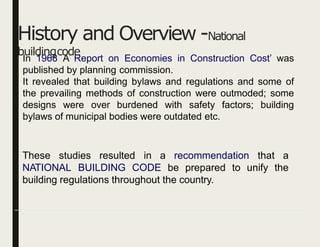 National building codes | PPTX