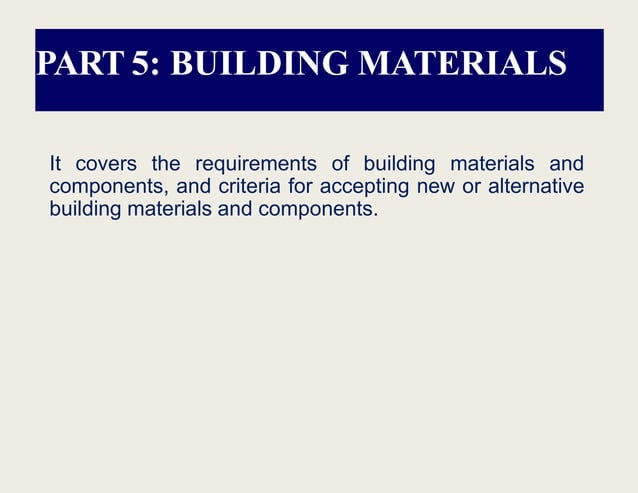 National building codes | PPTX