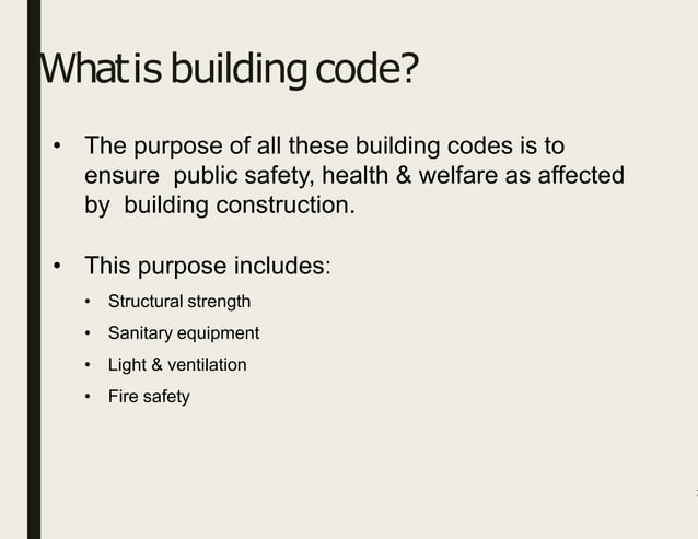 National building codes | PPTX