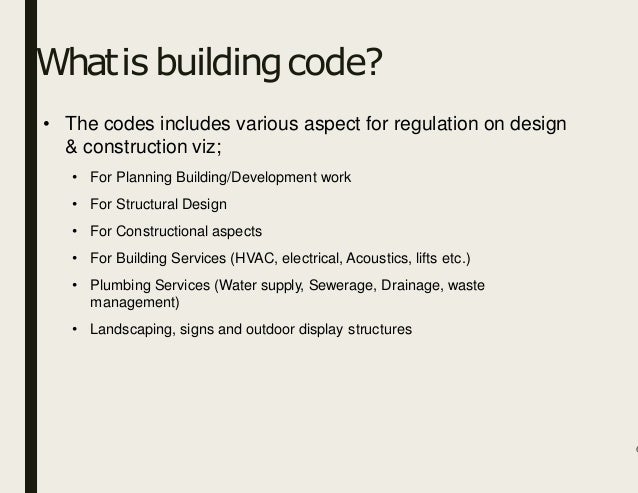 National building codes