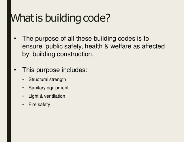 National building codes
