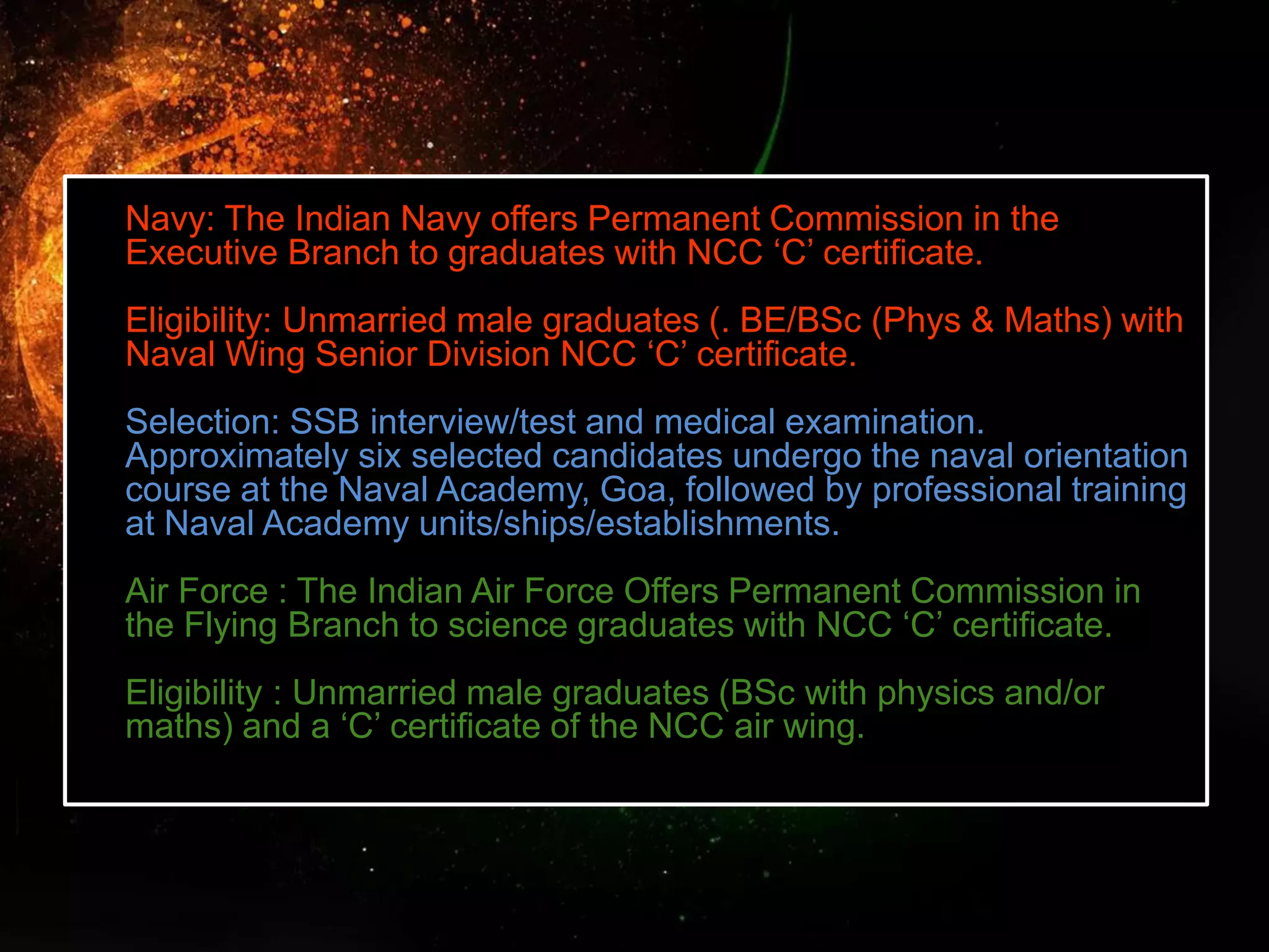 National Cadet Corps (NCC) | PPTX