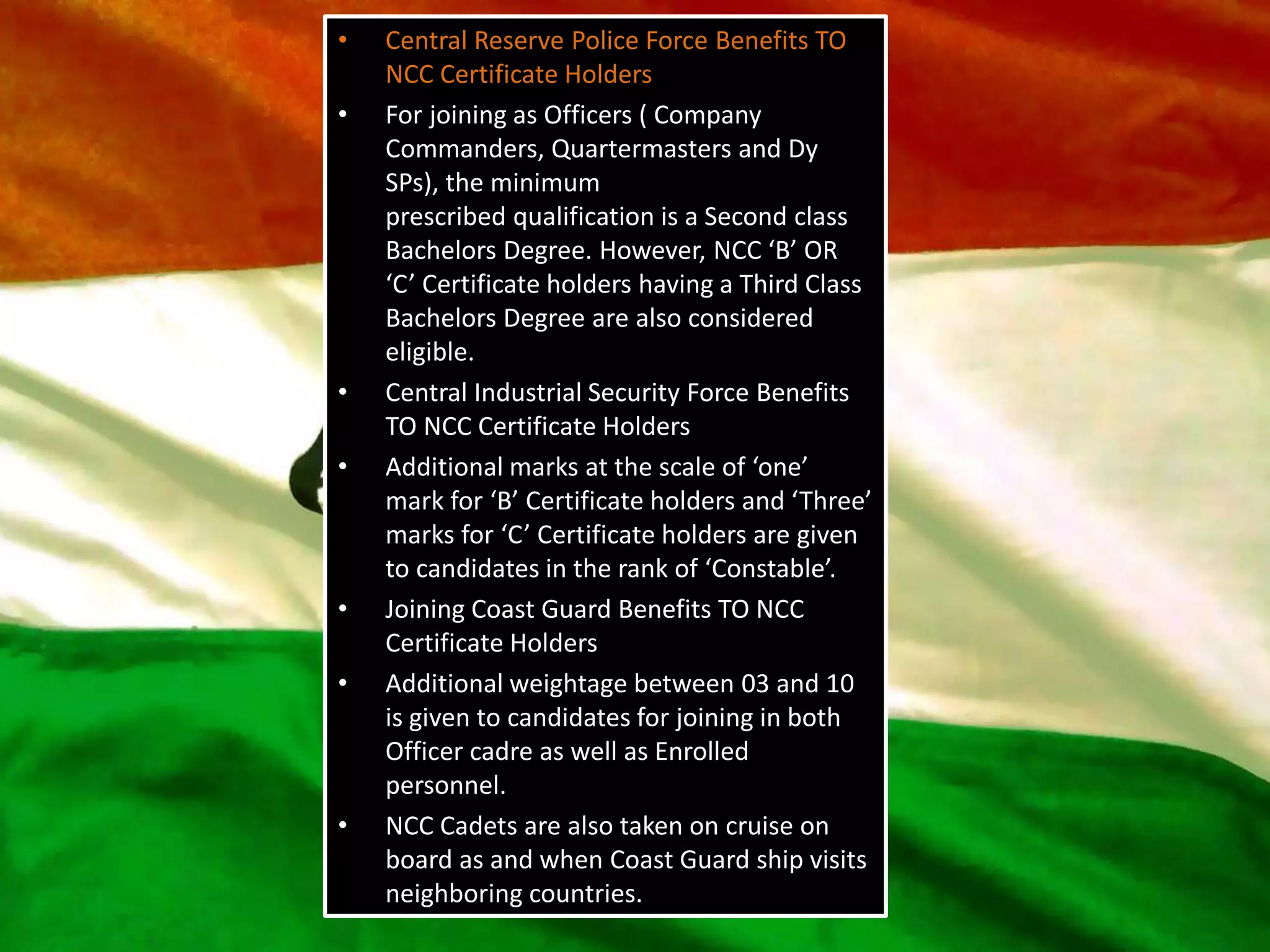 National Cadet Corps (NCC) | PPTX