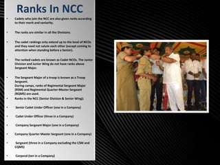 National Cadet Corps (NCC) | PPTX