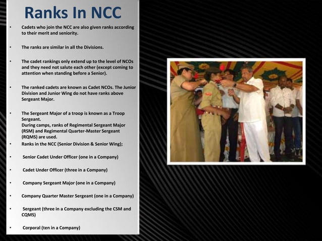 National Cadet Corps (NCC) | PPTX | Sports