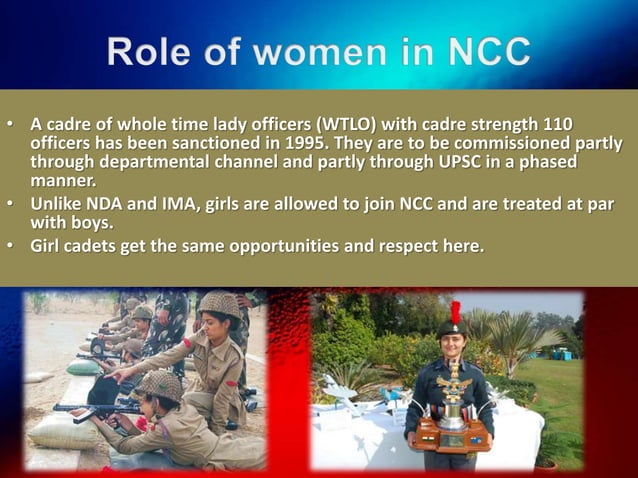 National Cadet Corps (NCC) | PPTX | Sports