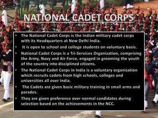 National Cadet Corps (NCC) | PPTX