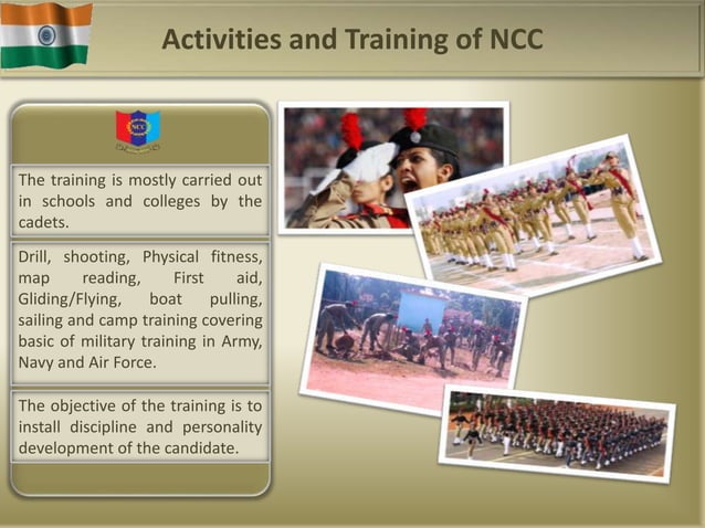 National Cadet Corps (NCC) | PPTX | Sports