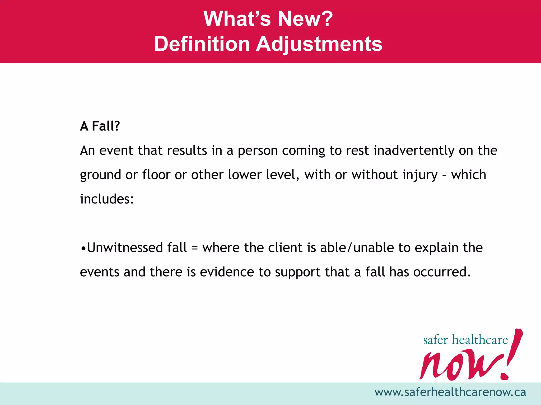 Falls Prevention/Injury Reduction Getting Started Kit – 2nd Edition – What’s New in Fall Best ...