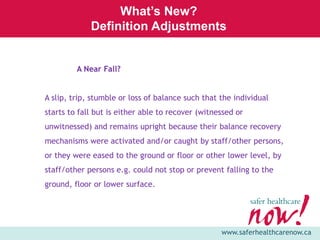 Falls Prevention/Injury Reduction Getting Started Kit – 2nd Edition – What’s New in Fall Best ...