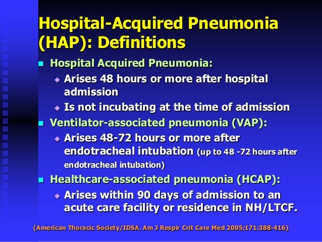 Updated Guidelines For Management Of Hospitalacquired