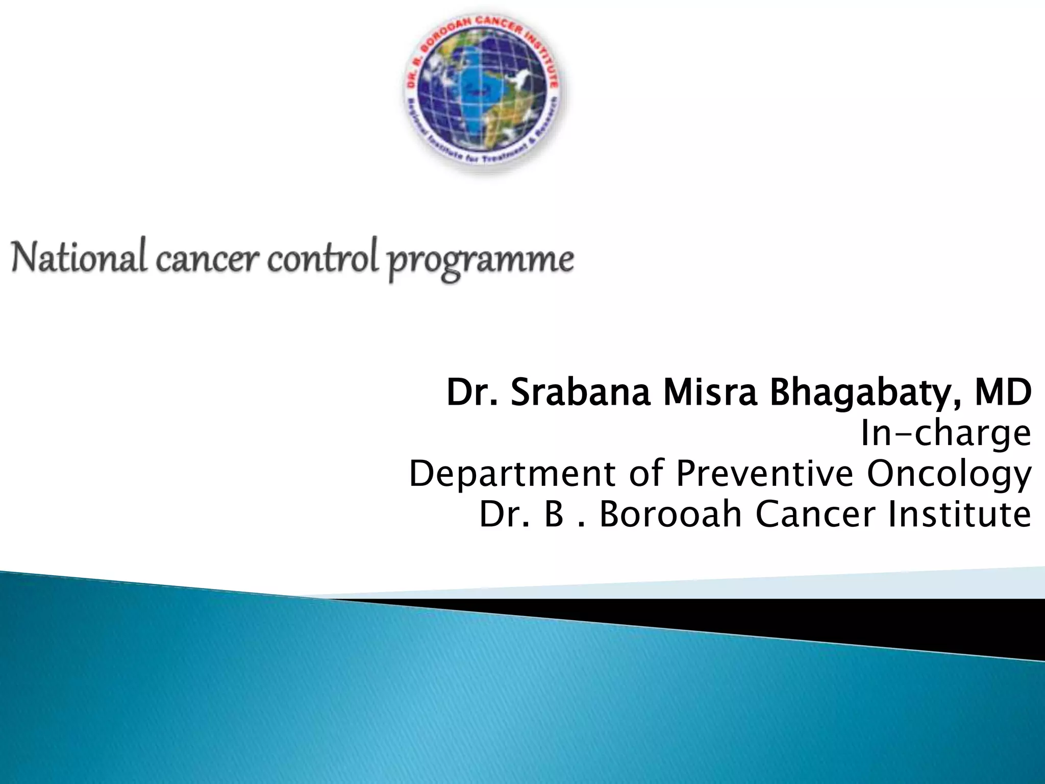 National cancer control programme | PPTX