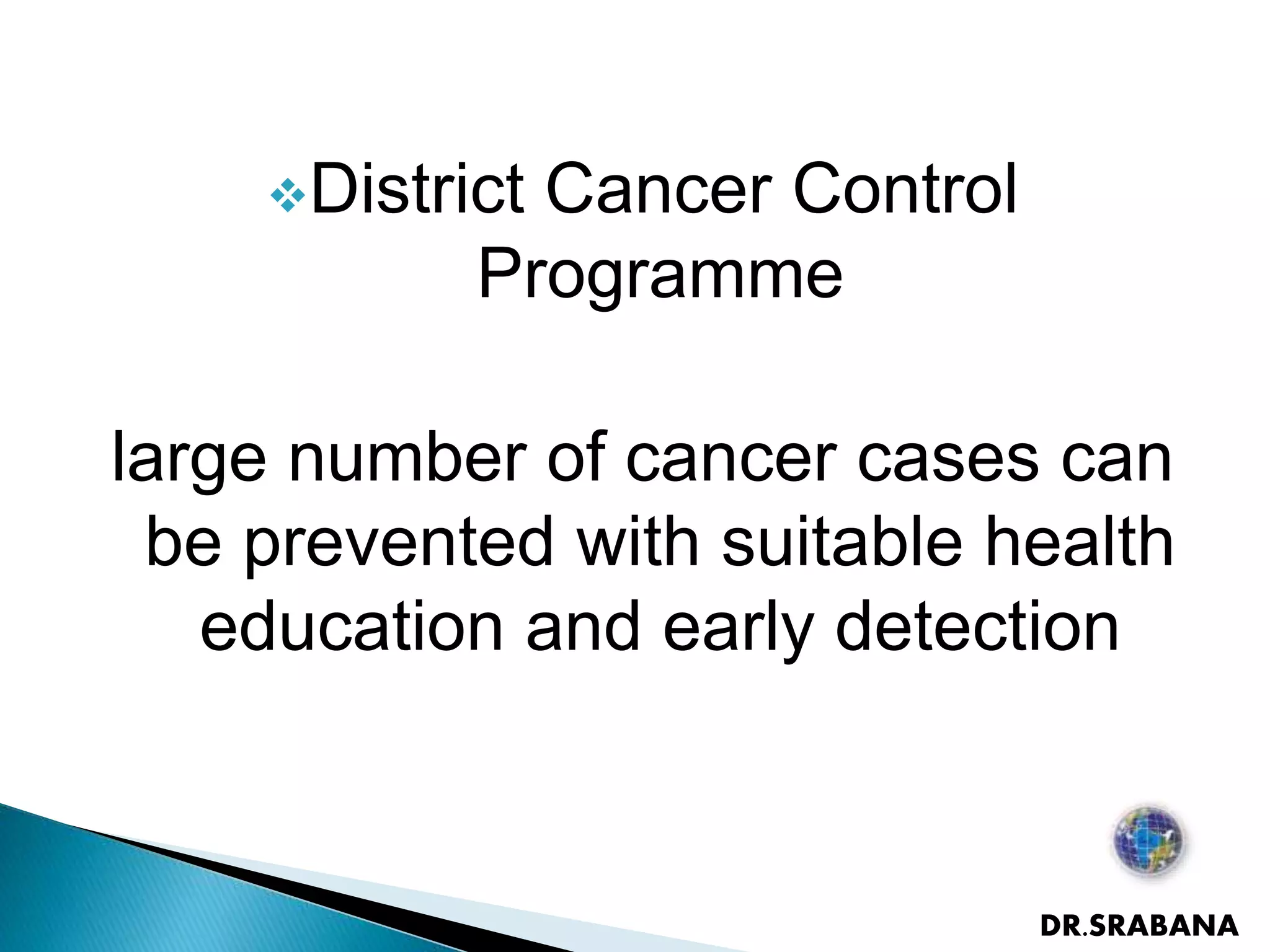 National cancer control programme | PPTX