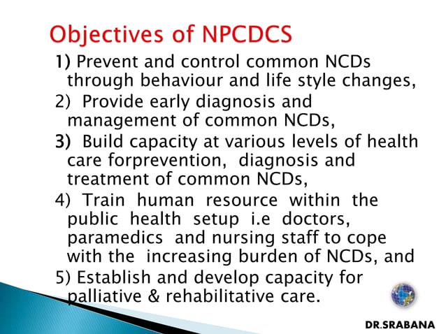 National cancer control programme | PPTX