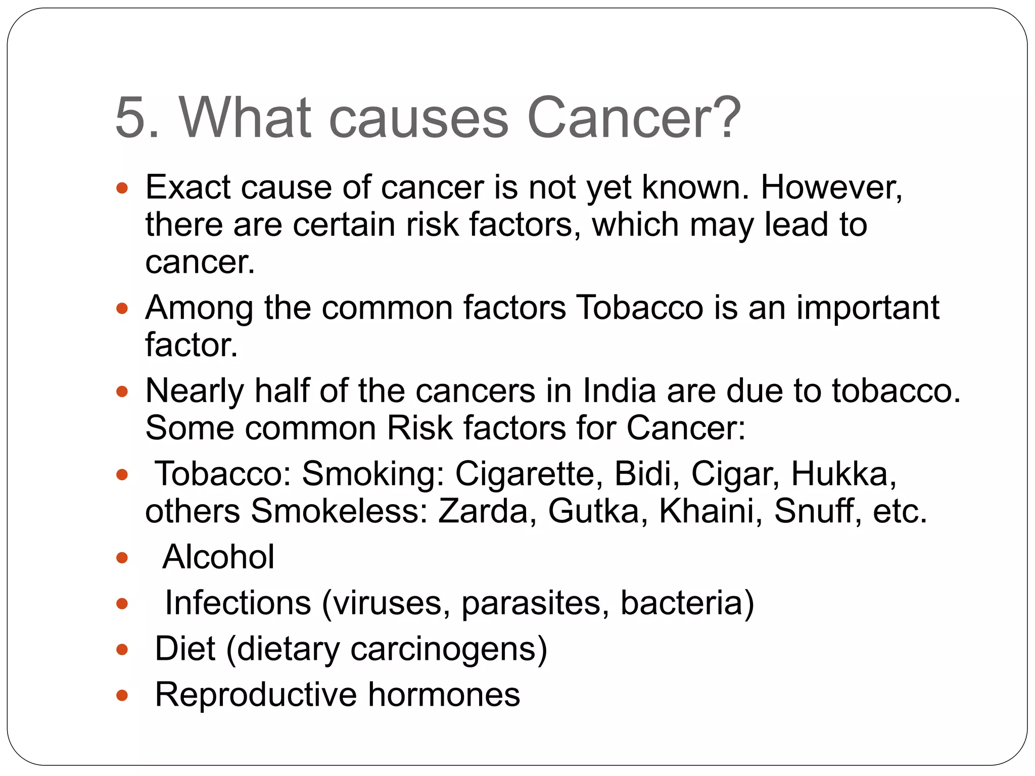 National cancer control programme | PPTX