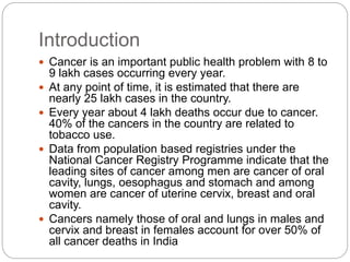 National cancer control programme | PPTX