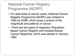 National cancer control programme | PPTX