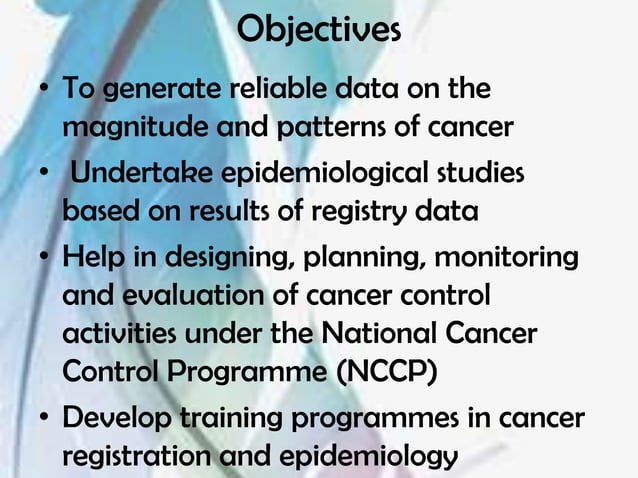 National cancercontrol programme power point presentation | PPTX ...