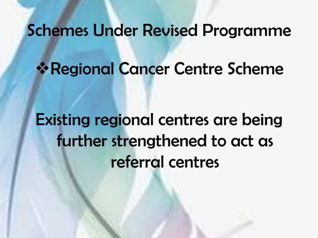 National cancercontrol programme power point presentation | PPTX ...