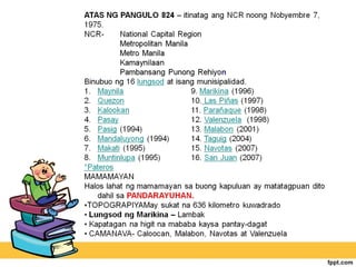 National Capital Region (NCR) | PPT