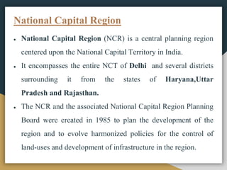 National capital region | PPTX