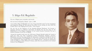 National Capital Region Philippines Literature | PPTX