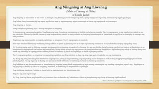 National Capital Region Philippines Literature | PPTX